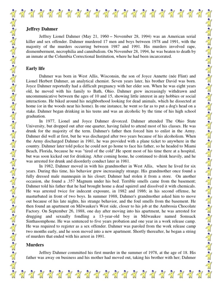 Jeffrey Dahmer | PDF | Misconduct | Criminal Justice