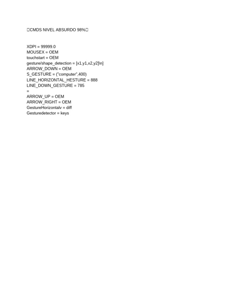 ?Cmds Nivel Absurdo 98% | PDF