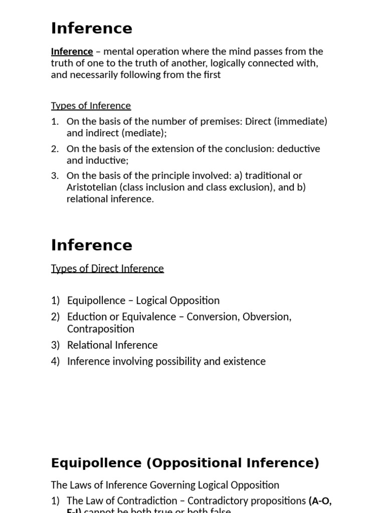 The Logic of Inference | PDF | Deductive Reasoning | Inference