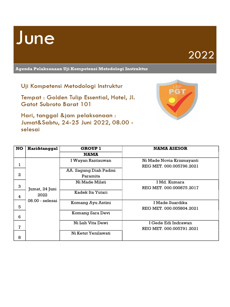 UJK METODOLOGI INSTRUKTUR | PDF