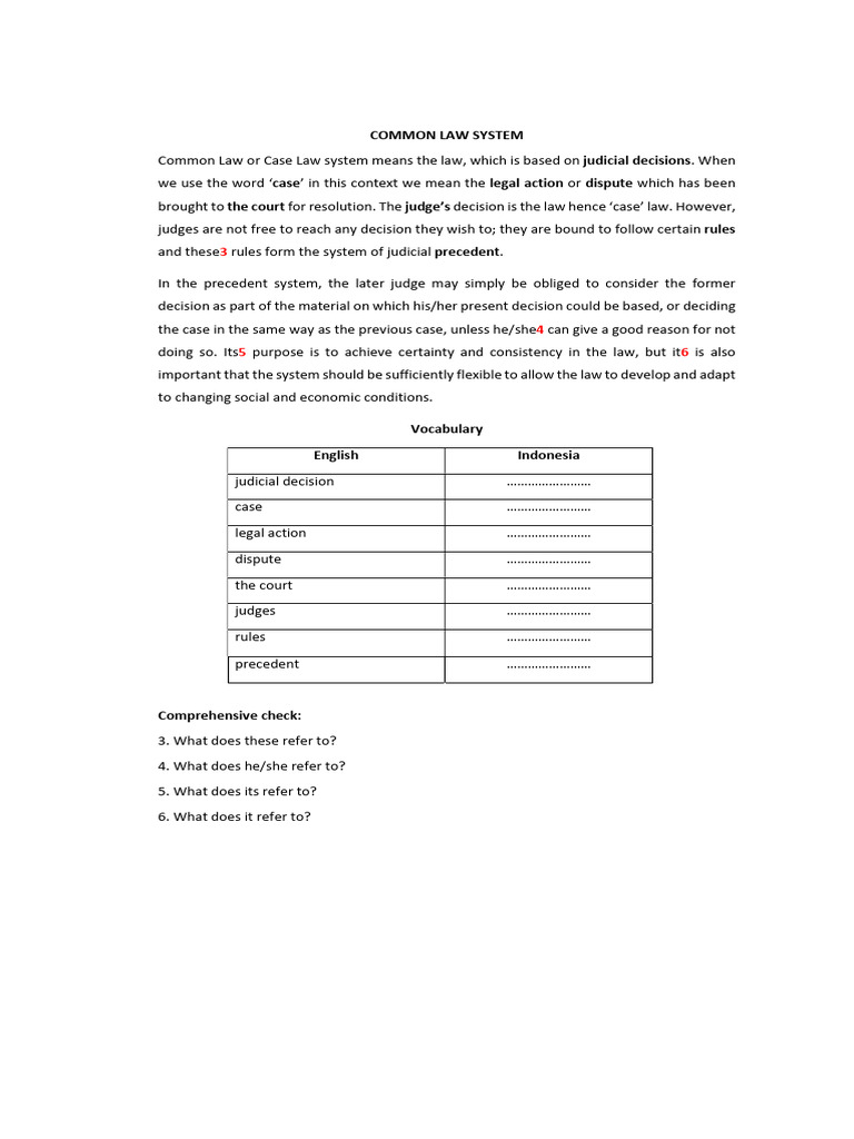 Understanding Common Law System | PDF