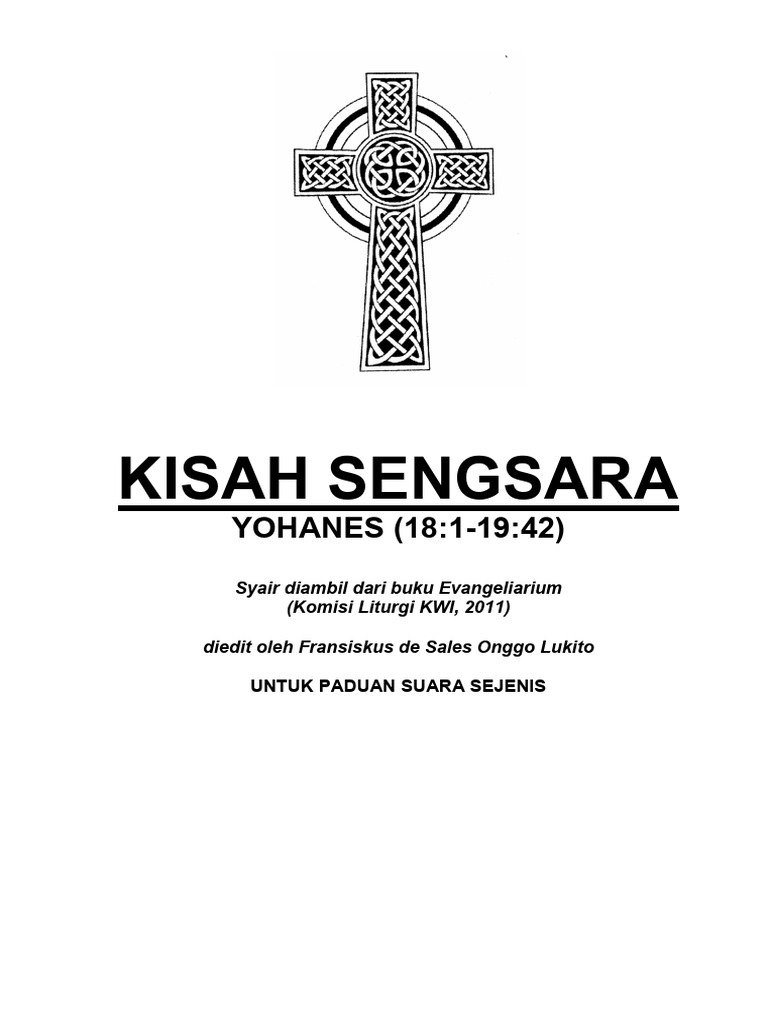 Kisah Sengsara Pasio Jumat Agung Edisi Revisi 08-04-2025 Print Save As PDF | PDF