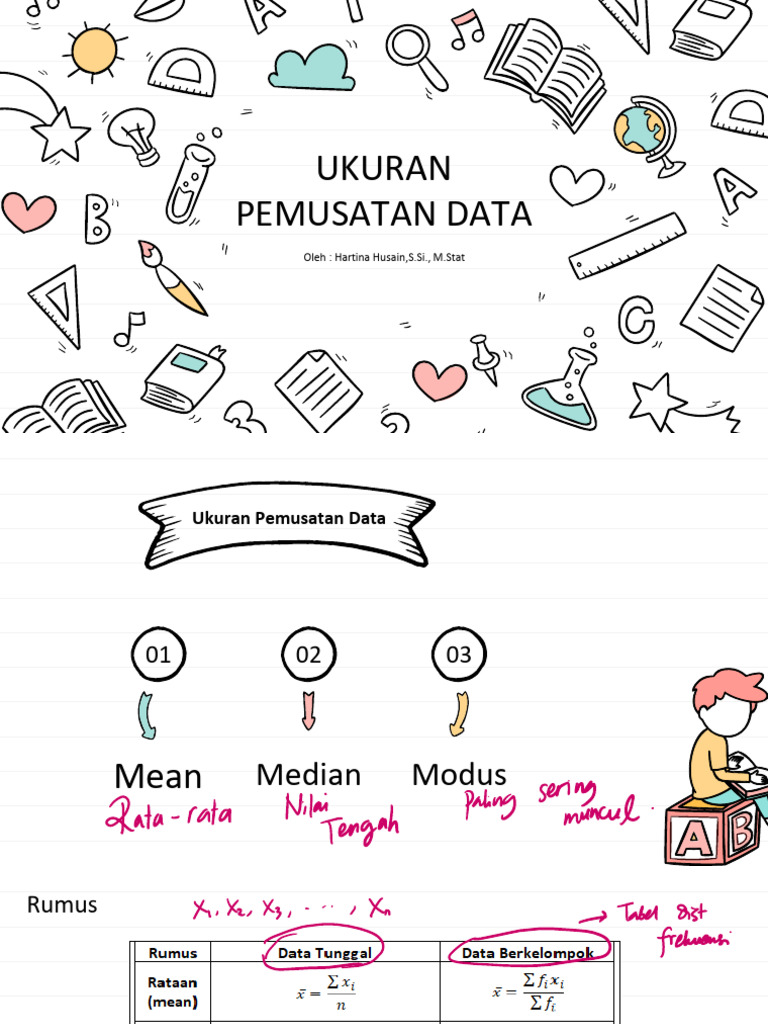 Ukuran Pemusatan Data: Mean, Median, Modus | PDF