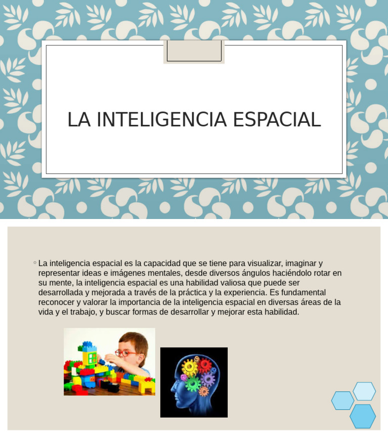 La Inteligencia Espacial | PDF