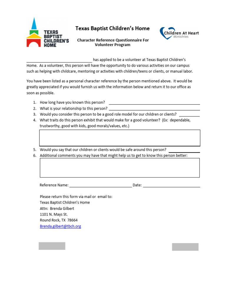 Reference Form | PDF