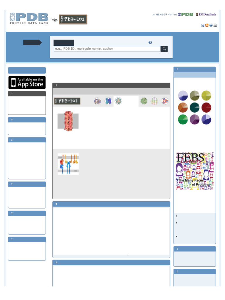 RCSB Protein Data Bank - RCSB PDB | PDF | Protein Data Bank | Biochemistry
