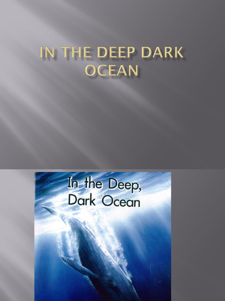 In the Deep Dark Ocean - the book | PDF