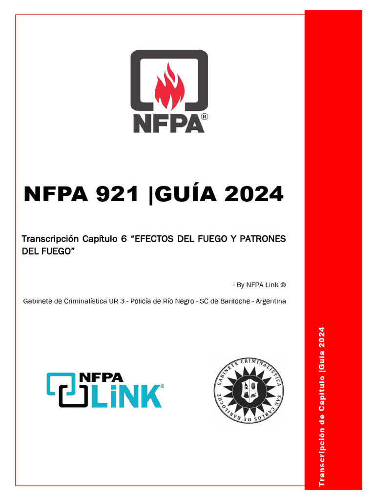 NFPA 921: Efectos y Patrones del Fuego | PDF | Calor | Combustión