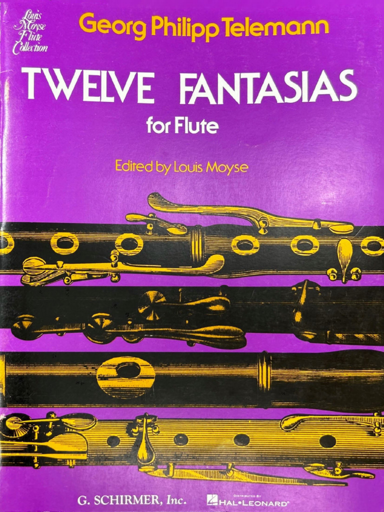 12 Telemann Fantasias | PDF