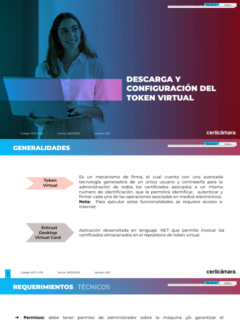 Guía para Instalar Token Virtual | PDF | Contraseña | Internet
