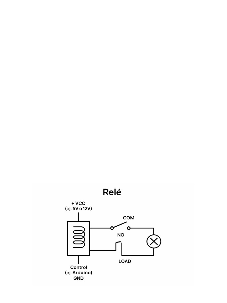 Esquema y Funcionamiento del Relé SPDT | PDF
