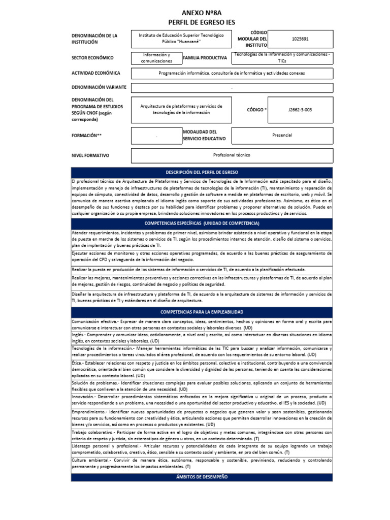 PLAN DE ESTUDIO - APSTI VIGENTE 2023 | PDF | Tecnologías de la ...
