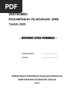 Laporan SPMB | PDF