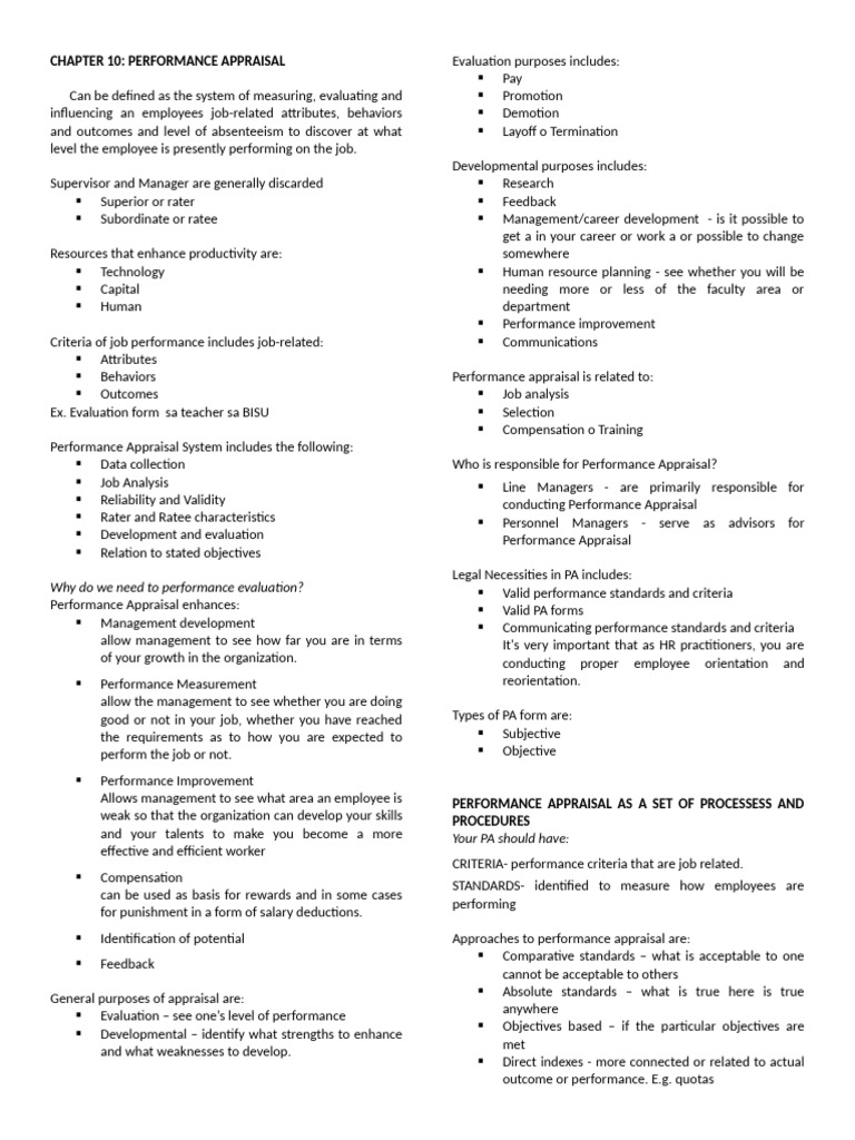 IO - Performance Managament | PDF | Performance Appraisal | Business