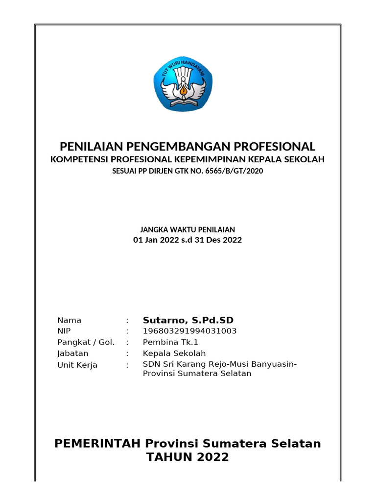 Model-Komp-Ks Ver2 Contoh | PDF