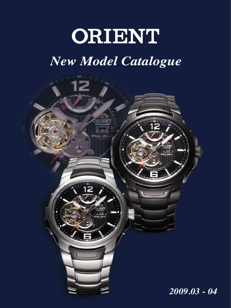 2009.03-04 Orient New Model | PDF