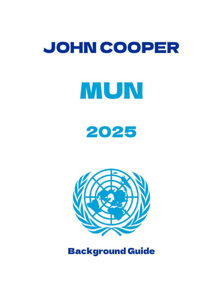Cooper MUN 2025 Background Guide | PDF | Organized Crime | Transnational Organized Crime