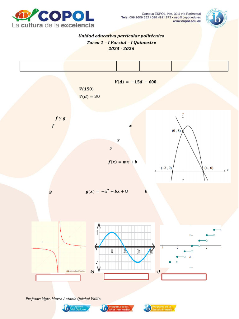Cálculo de Volumen y Funciones Matemáticas | PDF | Pendiente | Objetos ...