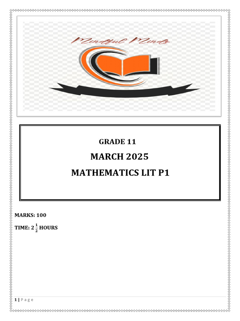 Maths LIT QP | PDF