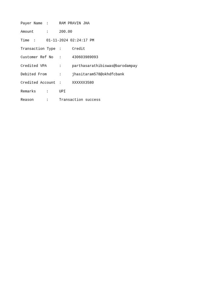 Transaction History - 1 | PDF