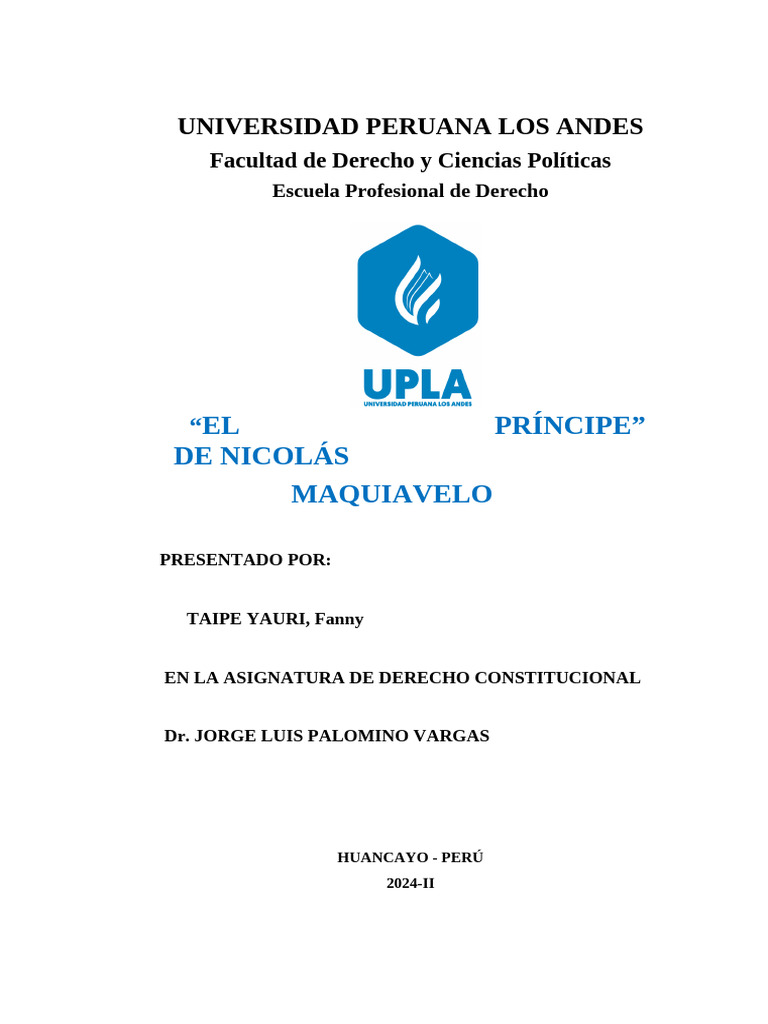 EL PRINCIPE DE NICOLÁS | PDF | El príncipe | Nicolás Maquiavelo