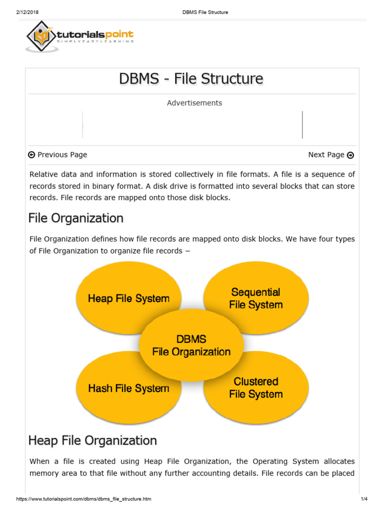 UNIT5 DBMS File Structure | PDF | Databases | Computer File