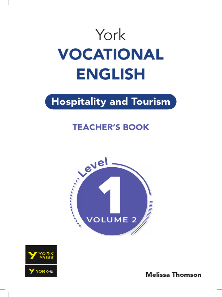 Hospitality and Tourism Tb1 v2 1 | PDF | Adjective | Menu