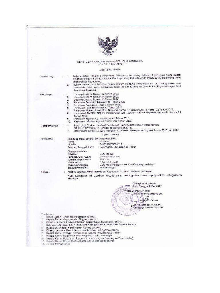 SK Inpasing | PDF