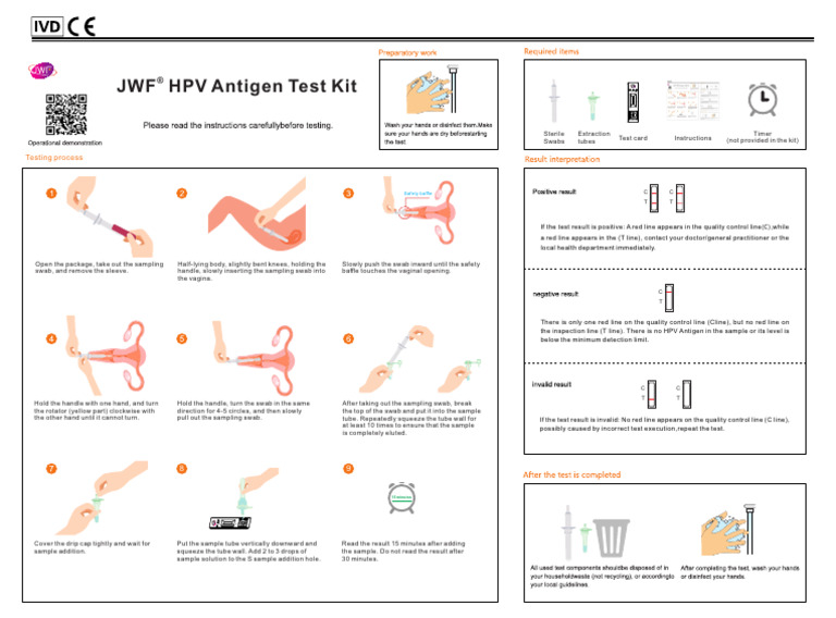 HPV Self Swab Instructions | PDF