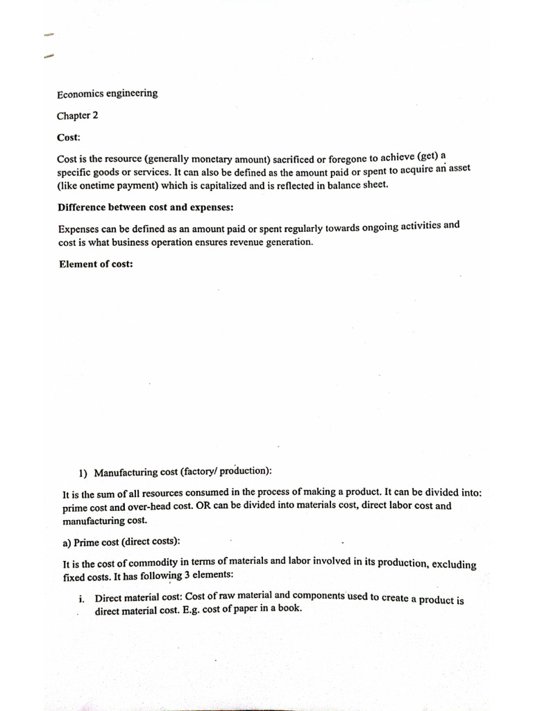 Economic Che-2 | PDF