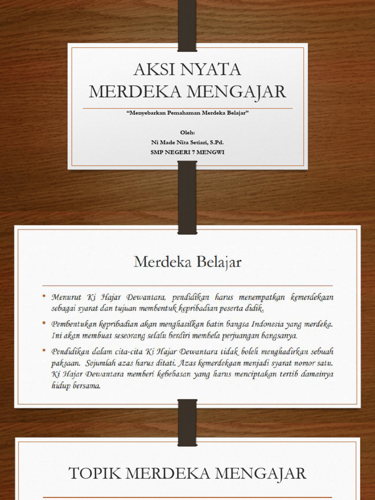 New Aksi Nyata Merdeka Belajar Ni Made Nita Setiari, S.pd. | PDF