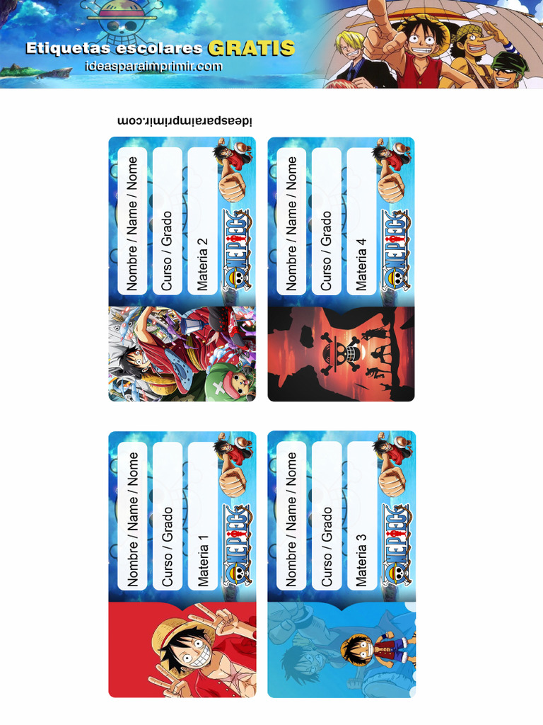 es-one-piece-editables-gratis | PDF