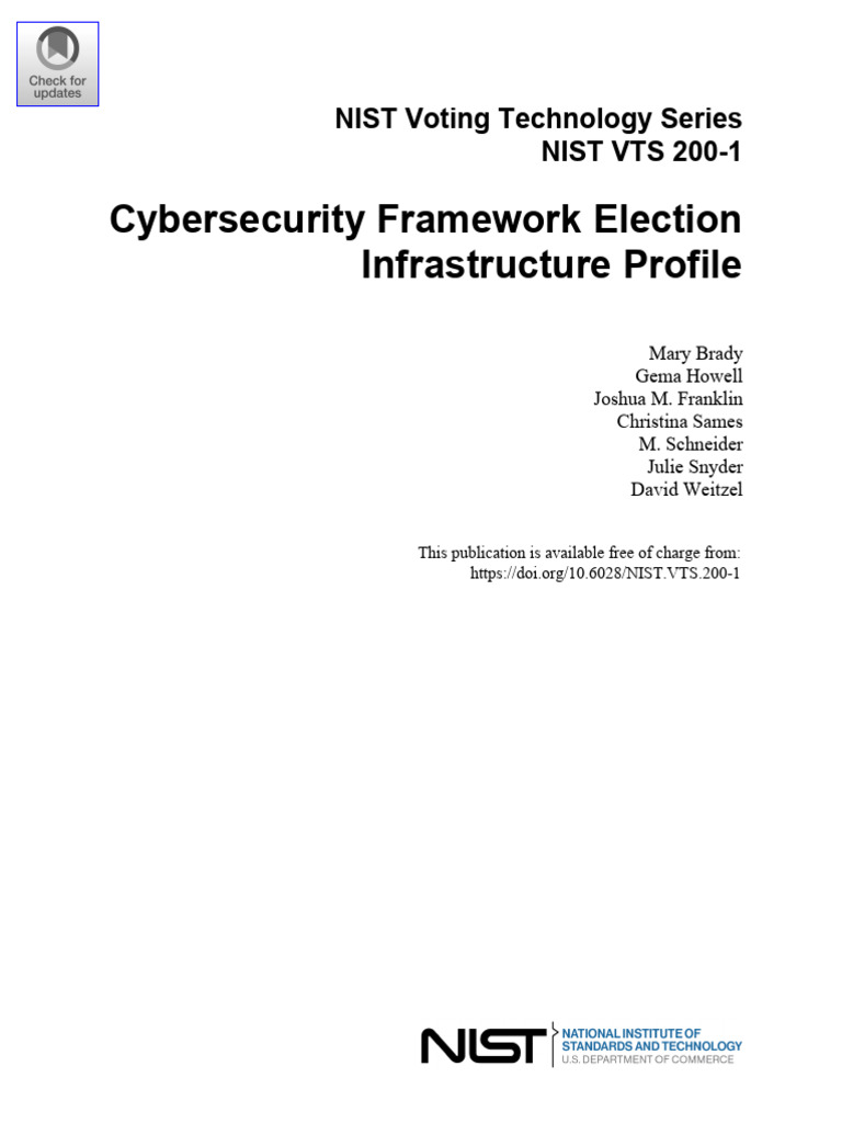 NIST.VTS.200-1 | PDF | Computer Security | Security