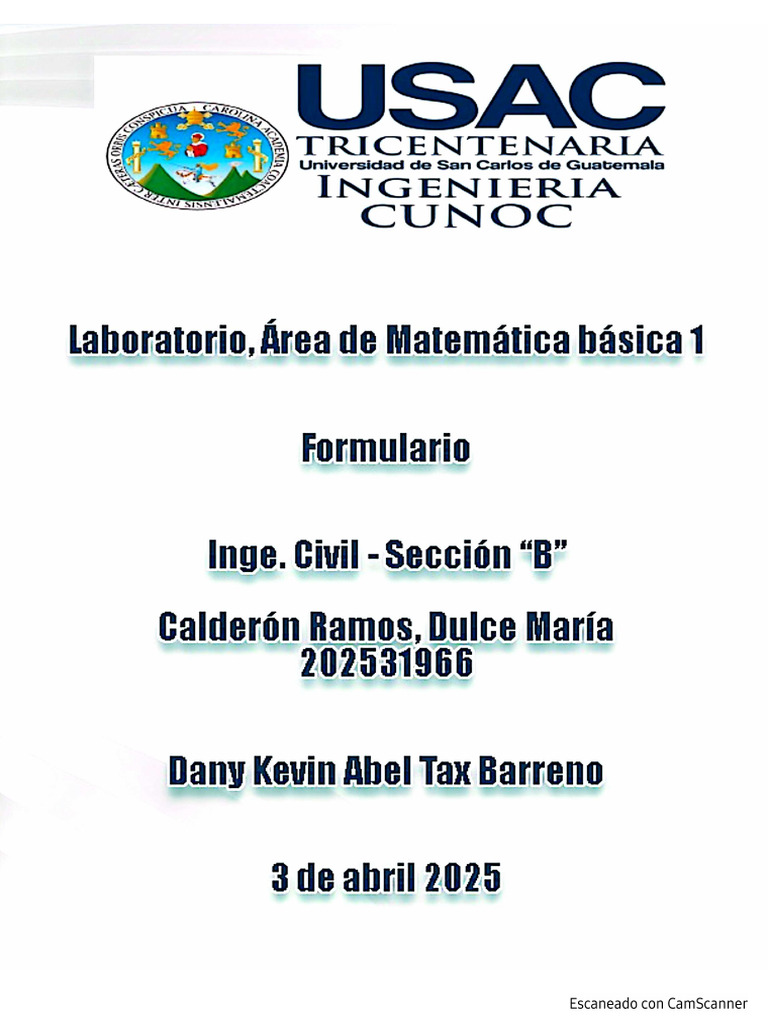 Lab Mate, Formulario Fundamentos Pre-calculo | PDF
