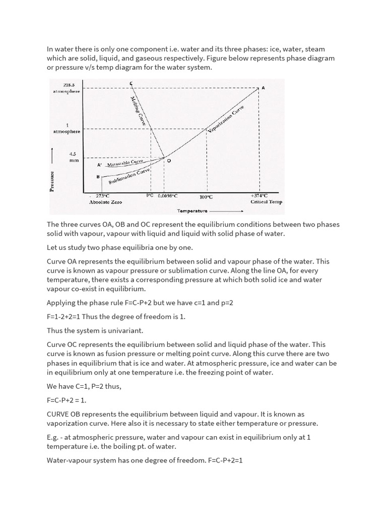 Phases of Water | PDF