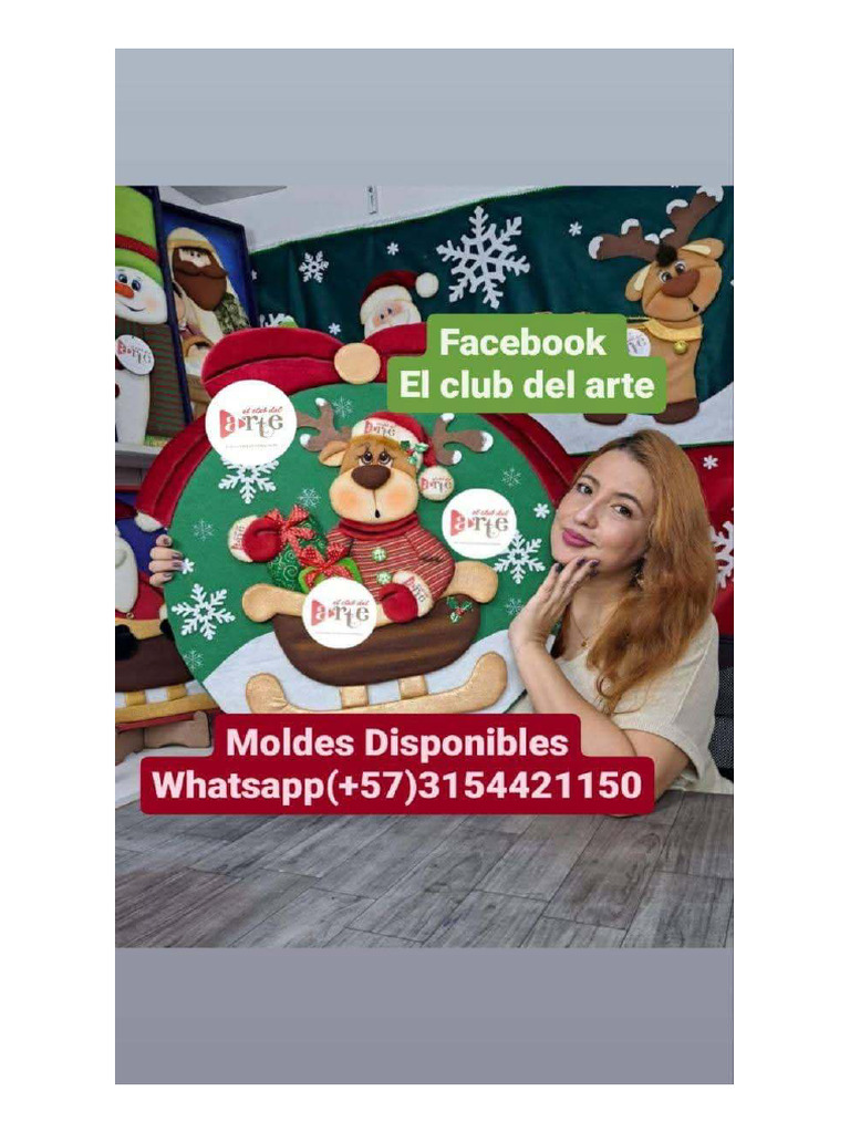 Esfera Gigante Reno El Club Del Arte Navidad | PDF