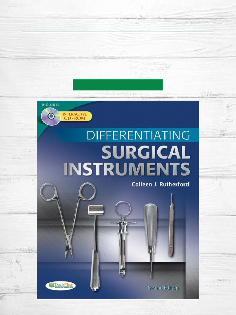 Get Differentiating Surgical Instruments - 2nd Edition pdf docx | PDF ...