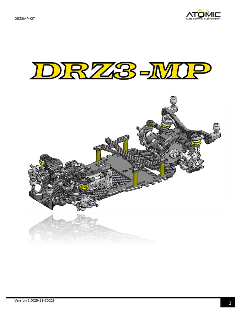 Atomic DRZ3-MP Assembly Guide | PDF | Axle | Land Vehicles