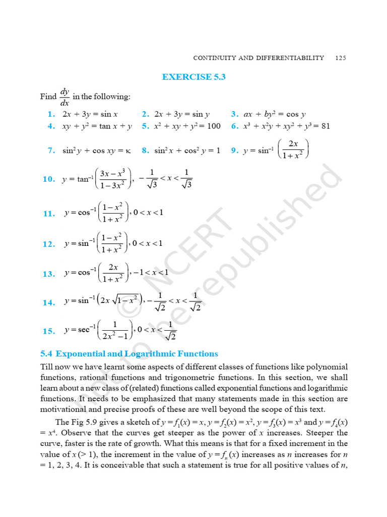 Lemh 105 | PDF | Mathematical Objects | Functions And Mappings