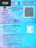 Pancard Back Side | PDF