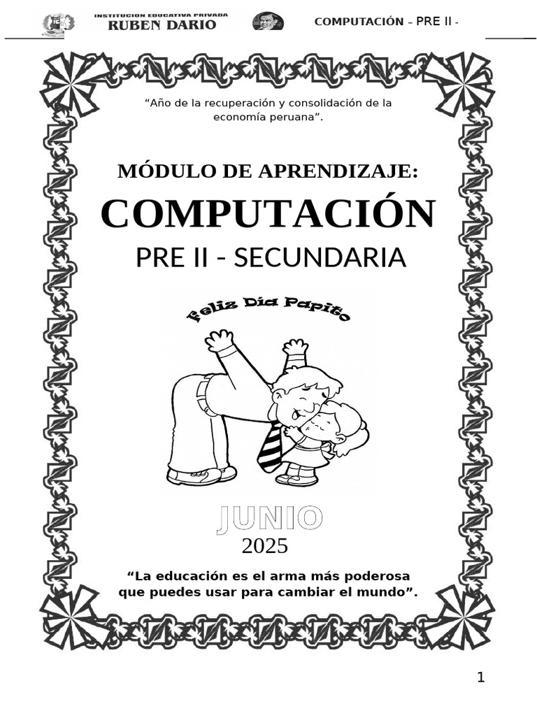 Pre Ii - Computacion Junio 2025 | PDF