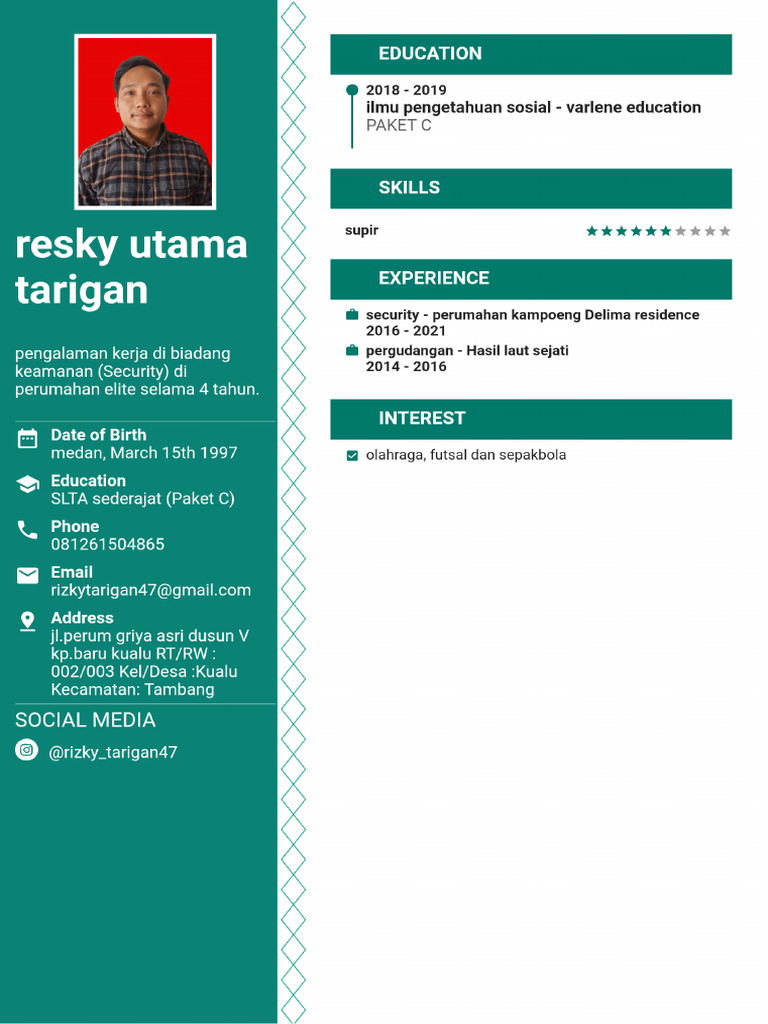 Resky Utama Tarigan | PDF