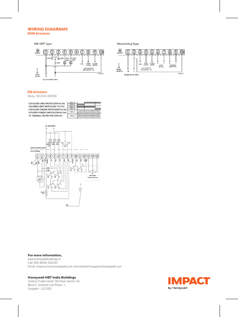 MOV Actuator Wiring | PDF