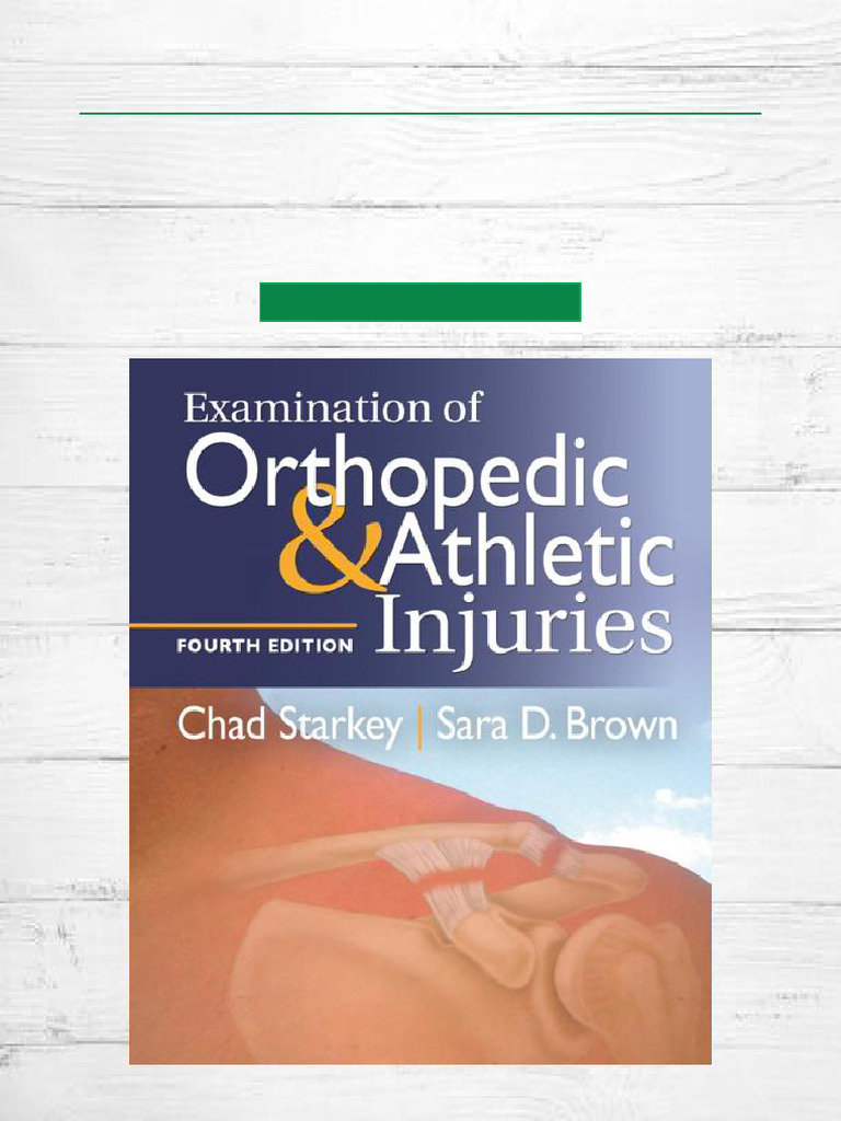 Orthopedic & Athletic Injuries Exam 4th Ed. | PDF | Knee | Ankle