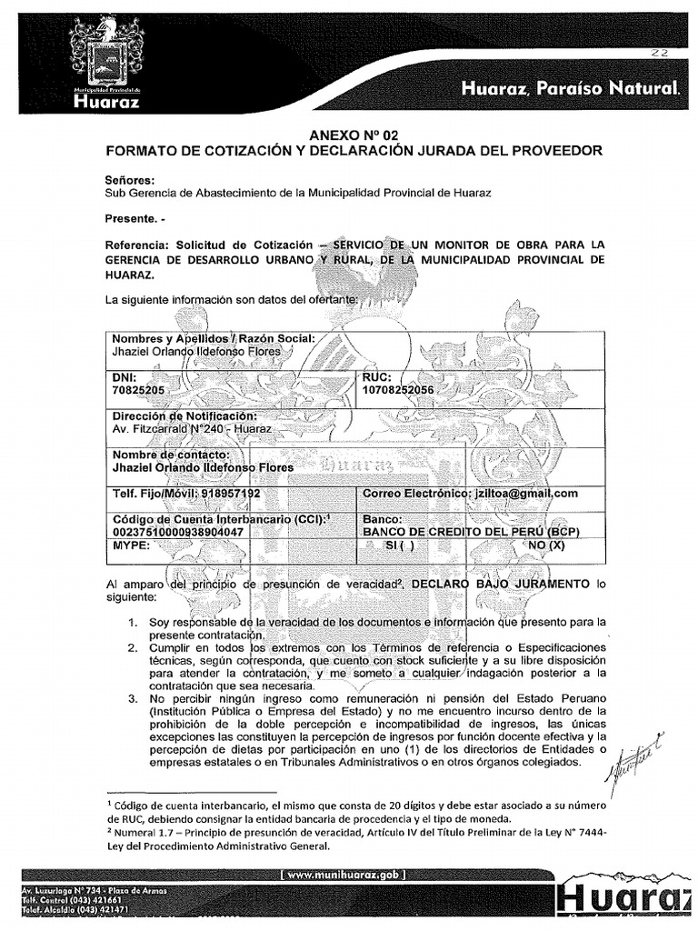 Anexos Adjuntos | PDF