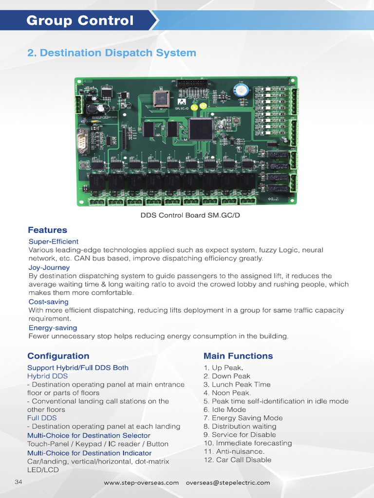 Elevator DDS Control Board SM GCD | PDF