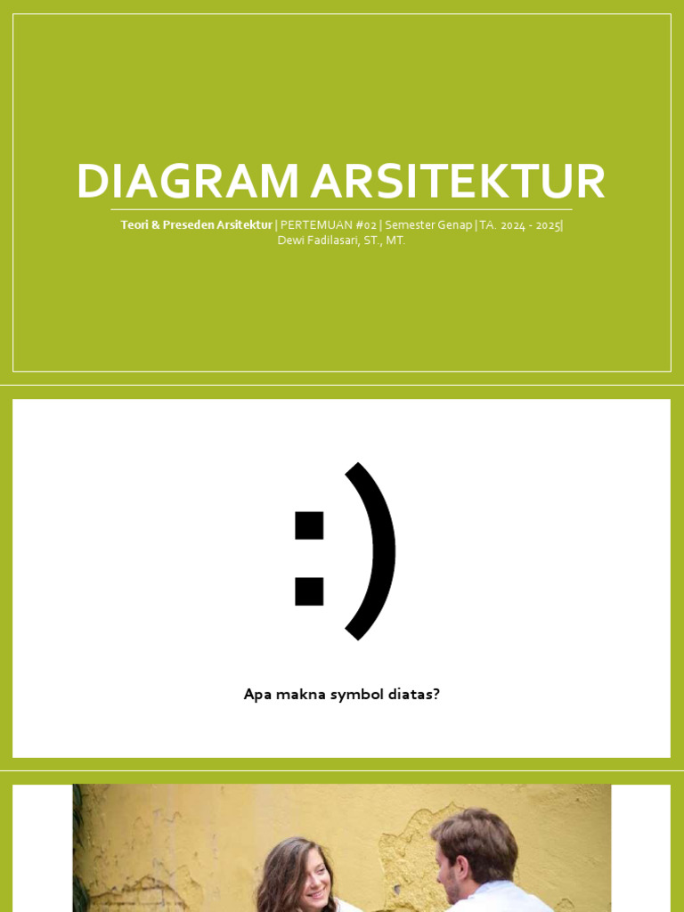 Diagram Arsitektur dan Semiotika Tanda | PDF
