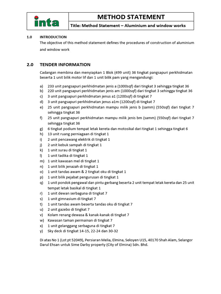 MOS - Aluminium and Window Works | PDF