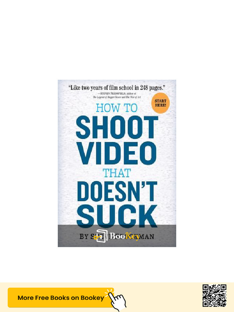 How To Shoot Video That Doesn'T Suck PDF | PDF | Narrative | Storytelling