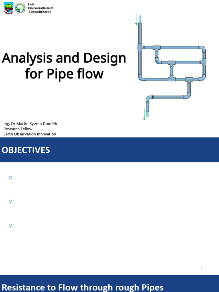 Analysis and Design For Pipe Flow - Part - 1 | PDF | Reynolds Number ...